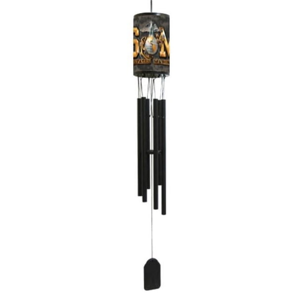 Odash CHM-USMC3 United States Marine Corps Letters Wind Chime - Walmart ...