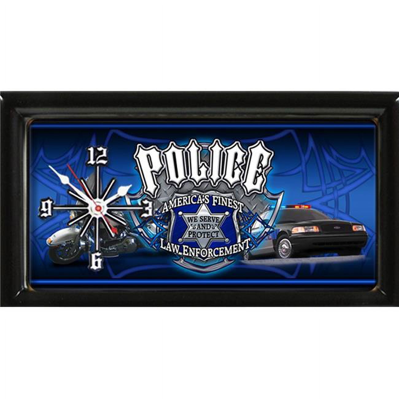 Odash LPC-POLICE Police Themed Clock - Walmart.com