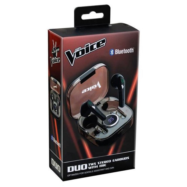 Odash VDUO-6-2067B DUO TWS Stereo Earbuds with Mic, Black - Walmart.com