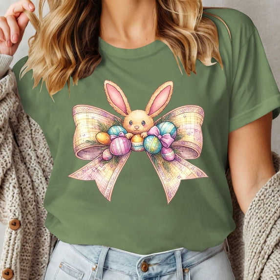 Odbmxy Easter Women T Shirt Funny Short Sleeve Summer Womens Top ...