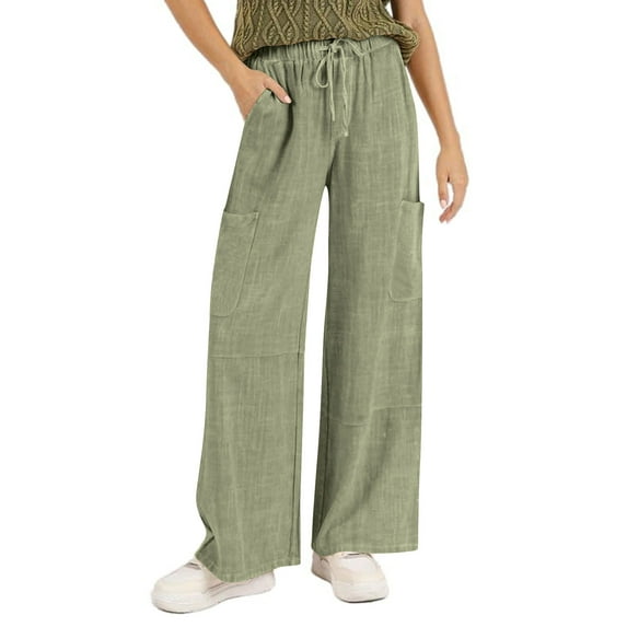 Odbmxy Long Pants Women Straight-Leg Plus Size Womens Trousers with ...