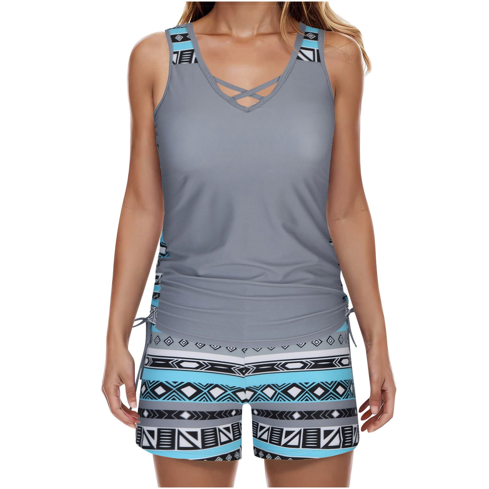 Odbmxy Womens Tankini Swimsuits Two Piece Womens Swimsuit Holiday ...