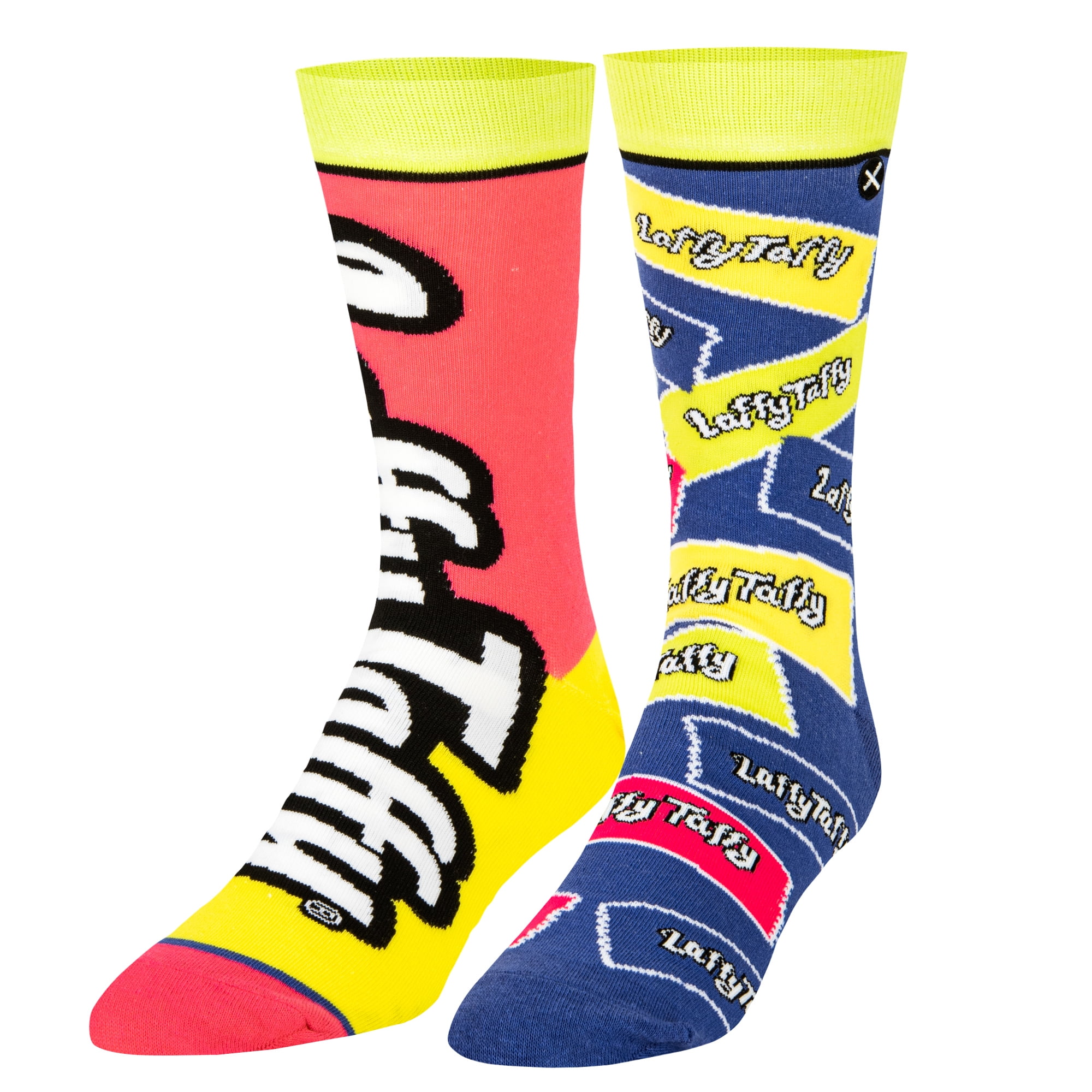 Odd Sox, Candy Socks for Men, Laffy Taffy Funny Novelty Print, Adult ...