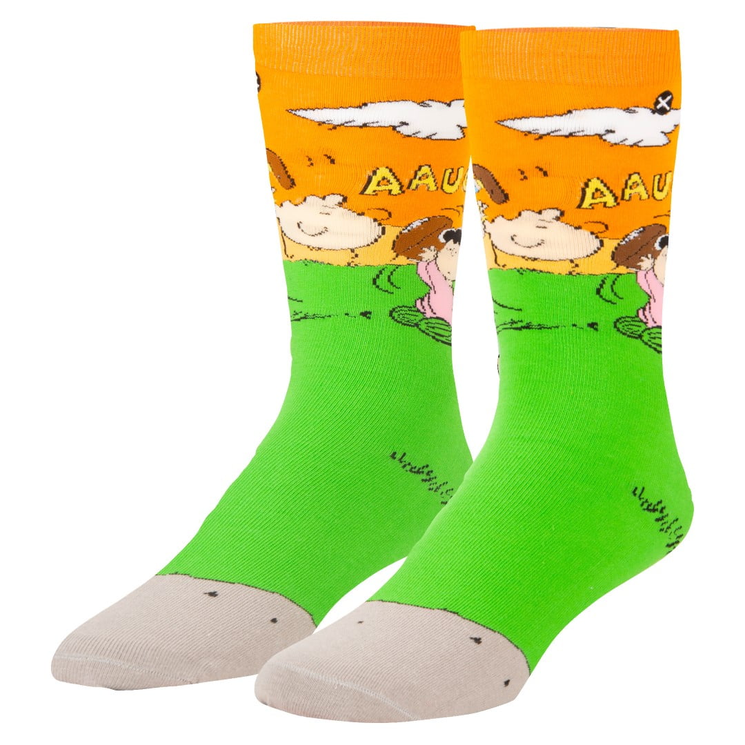 ODD SOX, Charlie Brown Socks for Men, Peanuts Comic Strip Character Print, Adult - Walmart.com