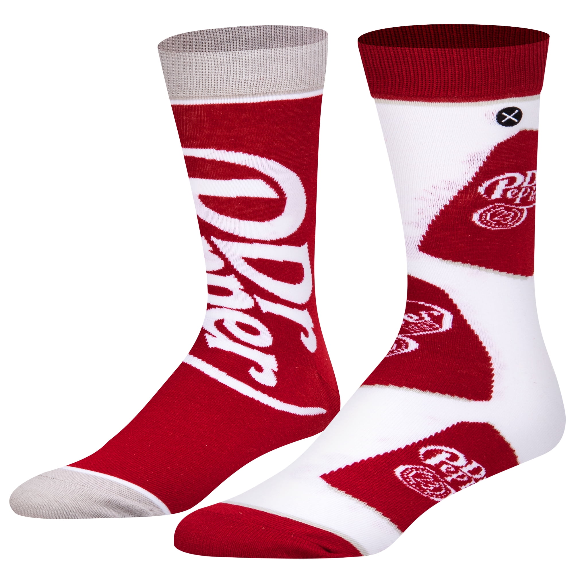 ODD SOX, Men's Funny Designer NoveltySoda Socks, Dr Pepper Crew, Large ...