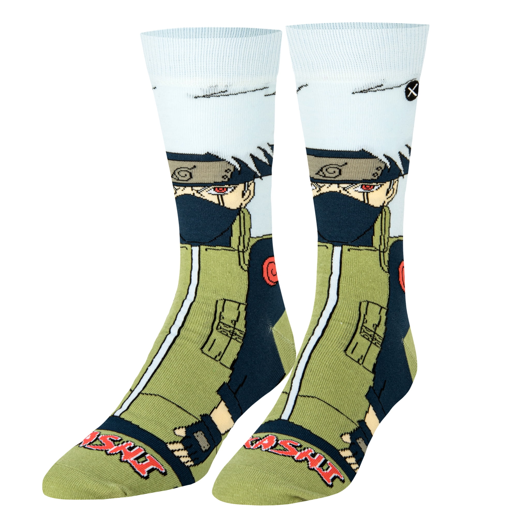 ODD SOX, Naruto Shippuden Anime Socks for Men, Kakashi, Collector Gift ...