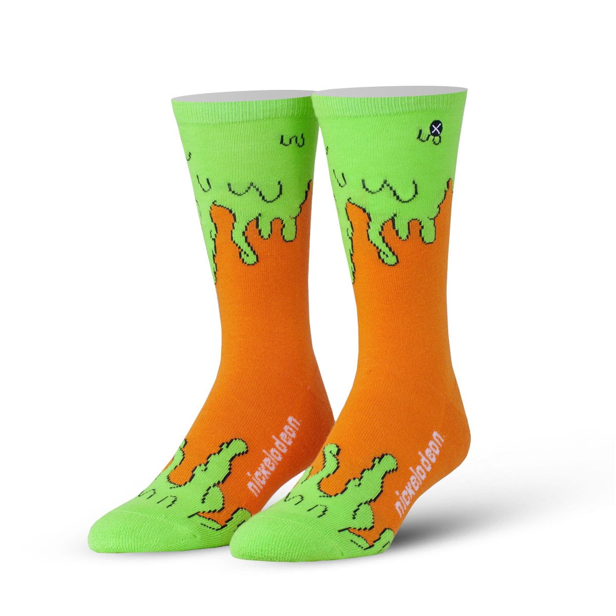 Odd Sox, Nickelodeon, Green Slime, Novelty Crew Socks, 80's 90's Funny ...