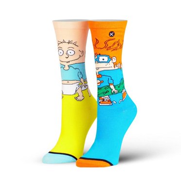 Odd Sox, Nickelodeon, Classic Cartoons, Novelty Crew Socks, 90's Funny ...