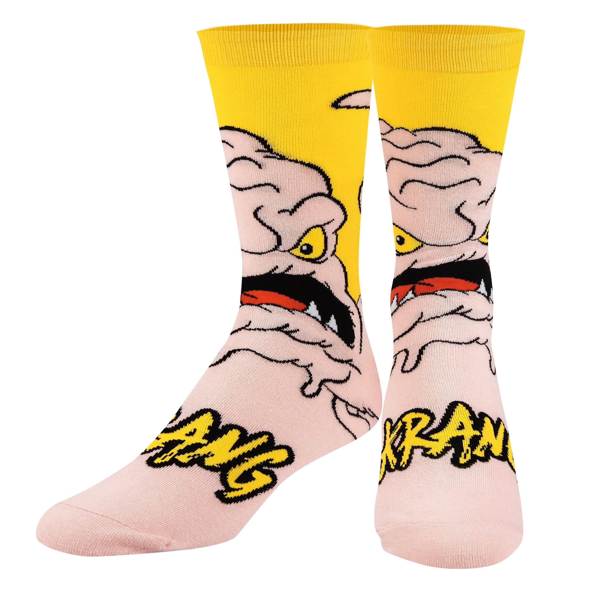 ODD SOX, Nickelodeon TMNT Cartoon Socks, Krang, Fun Novelty Men's Crew ...