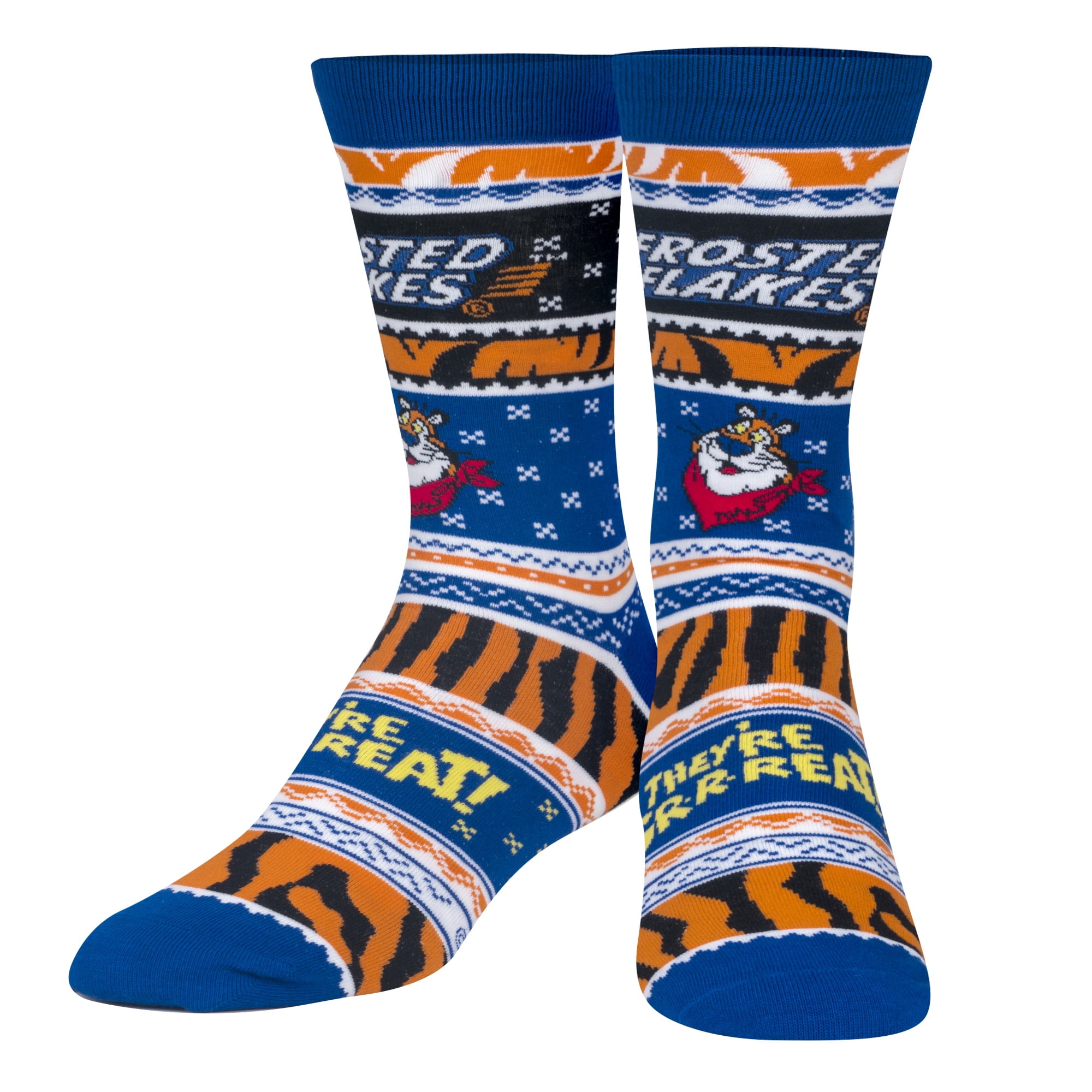 ODD SOX, Novelty Crew Socks Men, Women, Frosted Flakes, Graphic Print ...