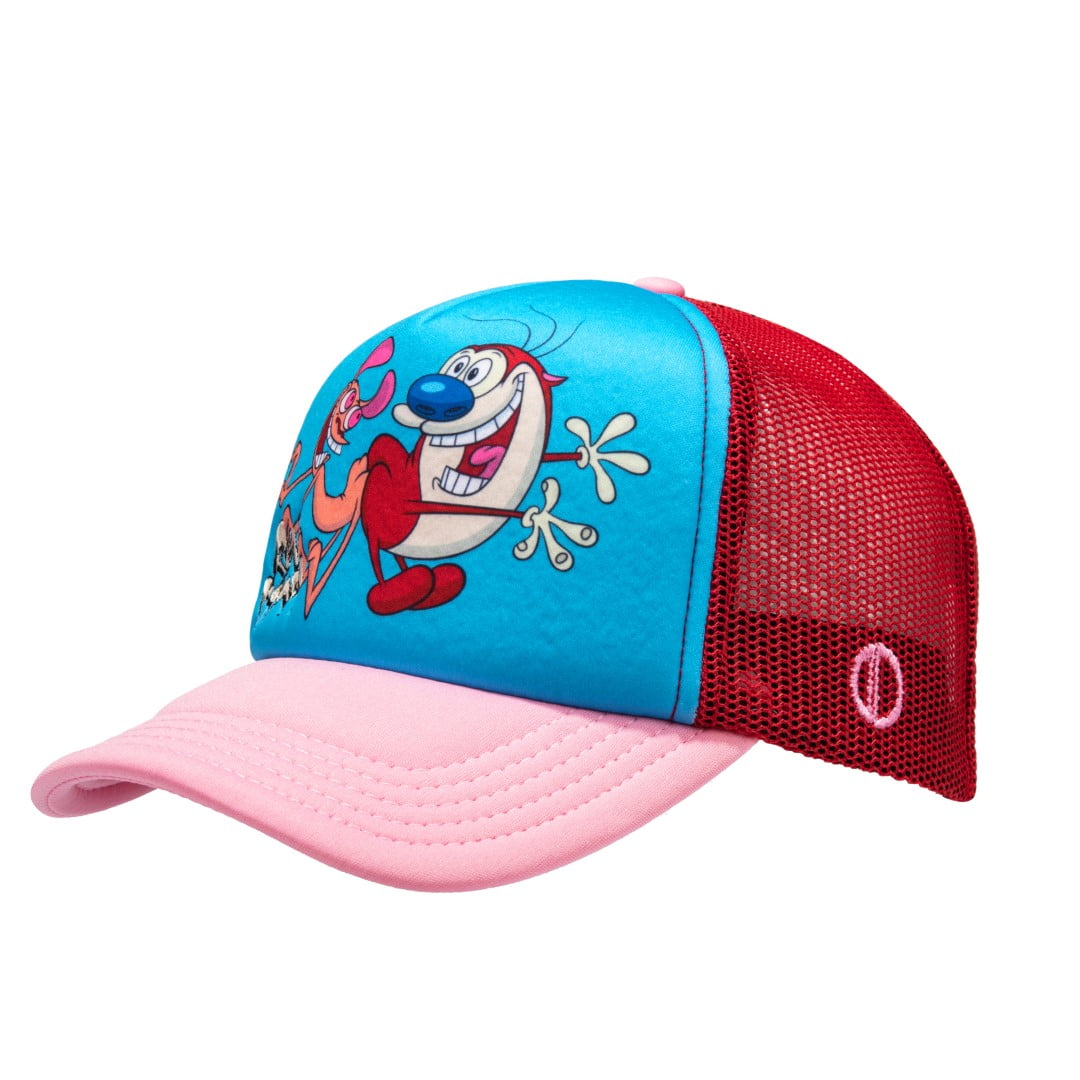 ODD SOX, Ren & Stimpy Cartoon Men's Funny Adjustable Snap Back Trucker ...