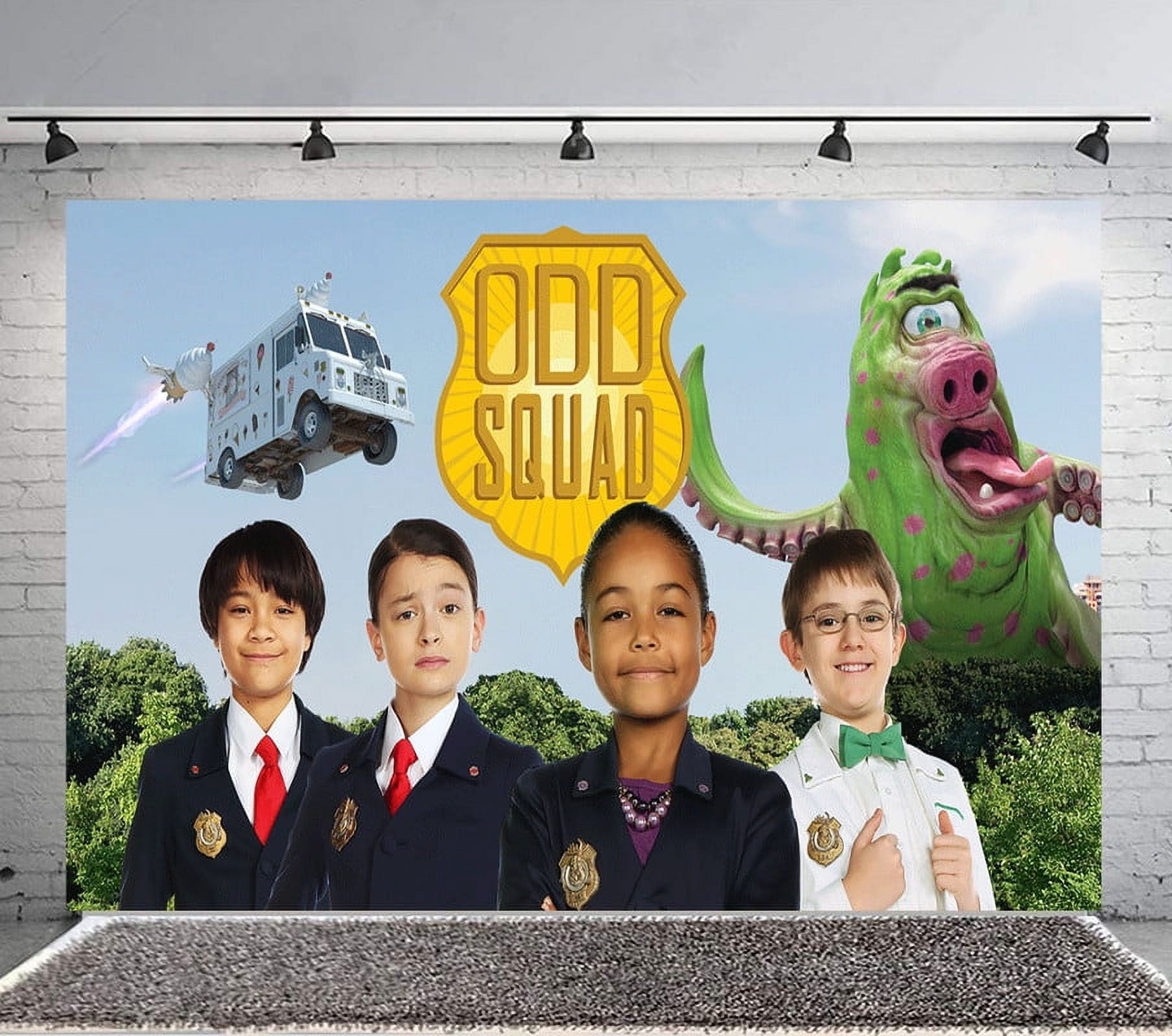 Odd Squad Backdrop Banner Party Supplies Poster Movie Theme Background ...