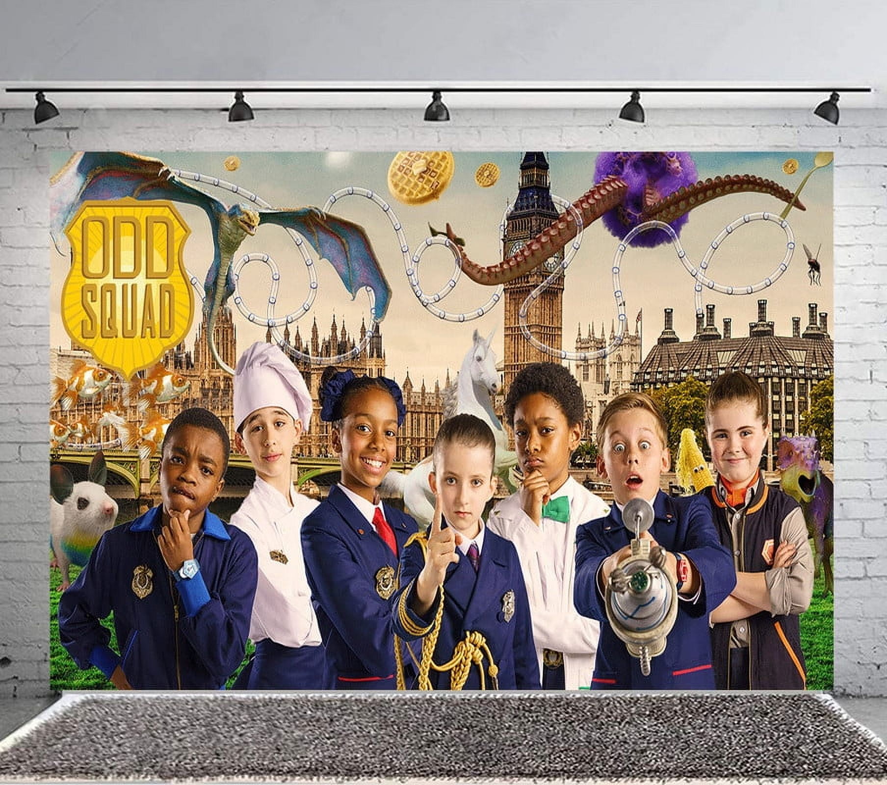Odd Squad Backdrop Banner Party Supplies Poster Movie Theme Background ...