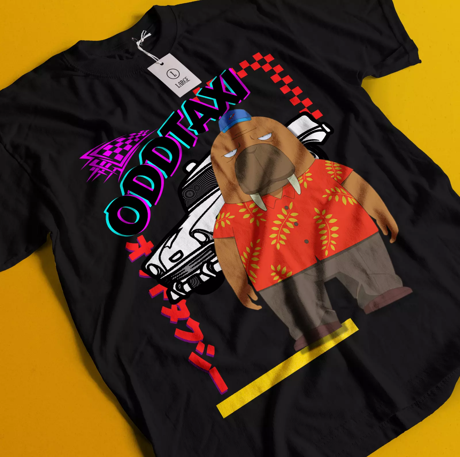 Odd Taxi Shirt Hiroshi Odokawa Tshirt Miho T-Shirt Eiji Tee Rui Nikaido ...