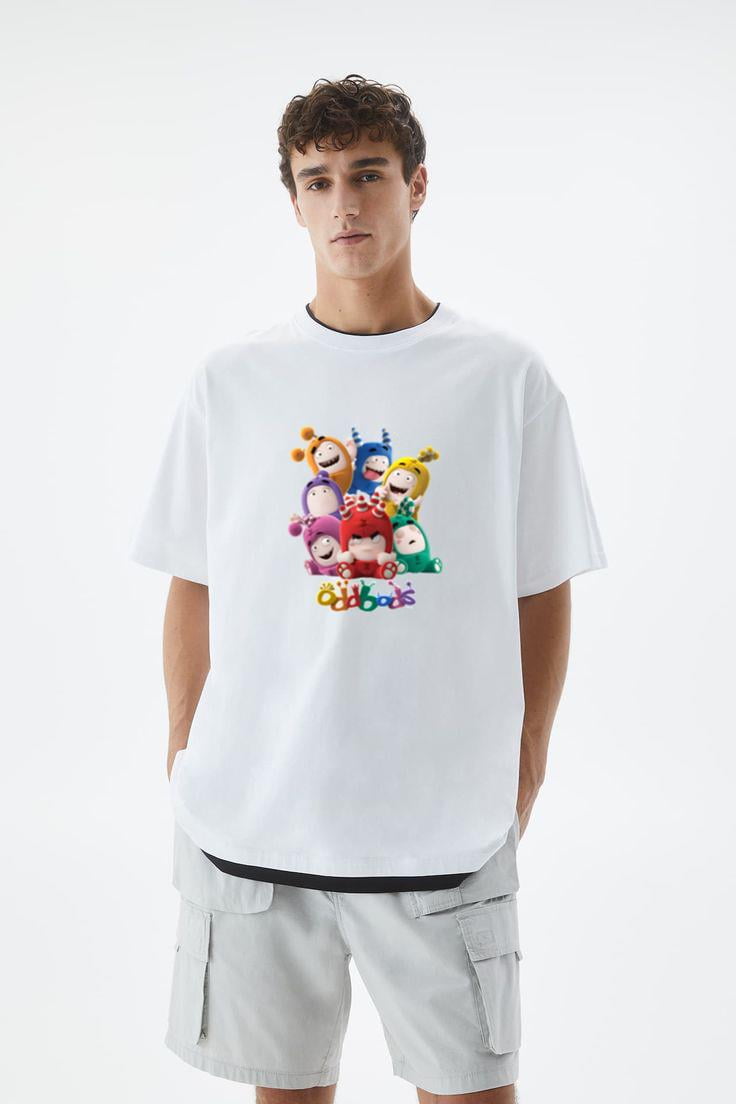 Oddbods All Characters In Cute Funny Poses Show Cartoon Kids Fun T ...