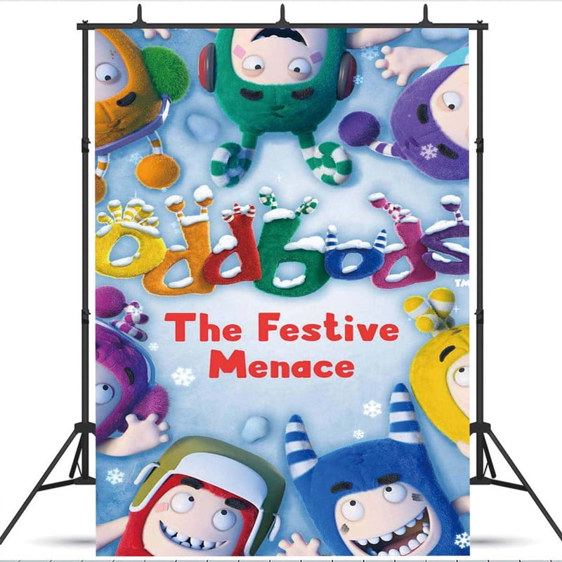 Oddbods Background Wall Decor Taspestry Poster Banner Backdrop Party ...