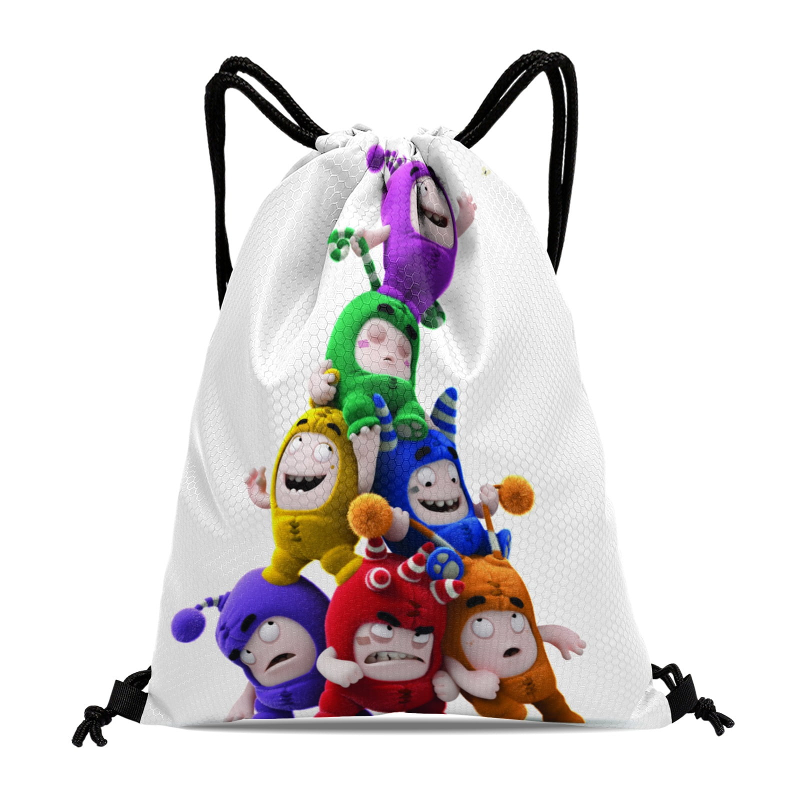 Oddbods Drawstring backpack Gift, sports and fitness bag 16"x18 ...