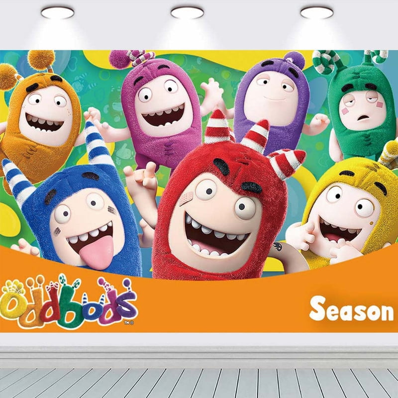 Oddbods Party Supplies Background Backdrop Taspestry Banner Poster ...
