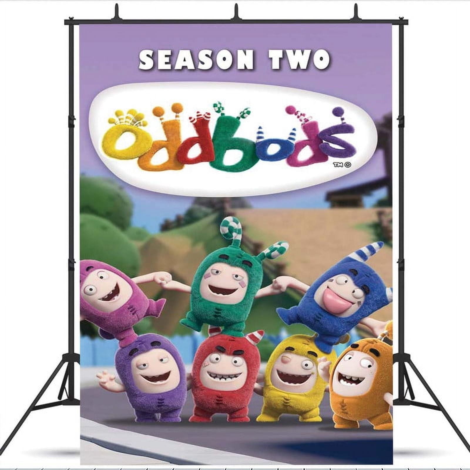 Oddbods Poster Wall Decor Birthday Banner Backdrop Background Party ...