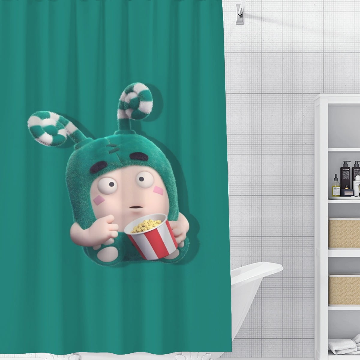 Oddbods Shower Curtain 35*70.8 Inches Waterproof And Durable Vivid ...