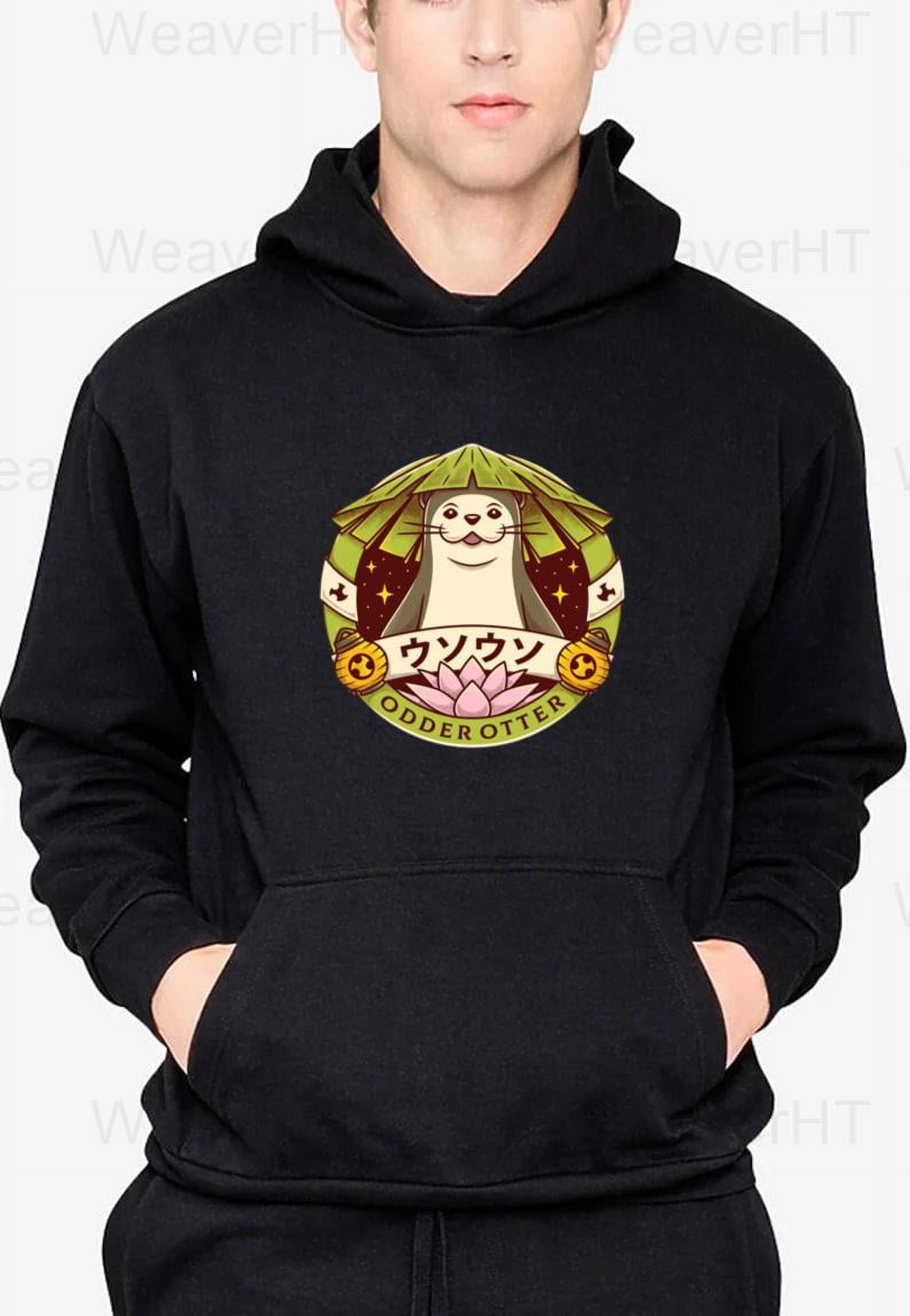 Odder Otter Funny Animal Pun Weird Different Aquatic Mammal Playful Art ...