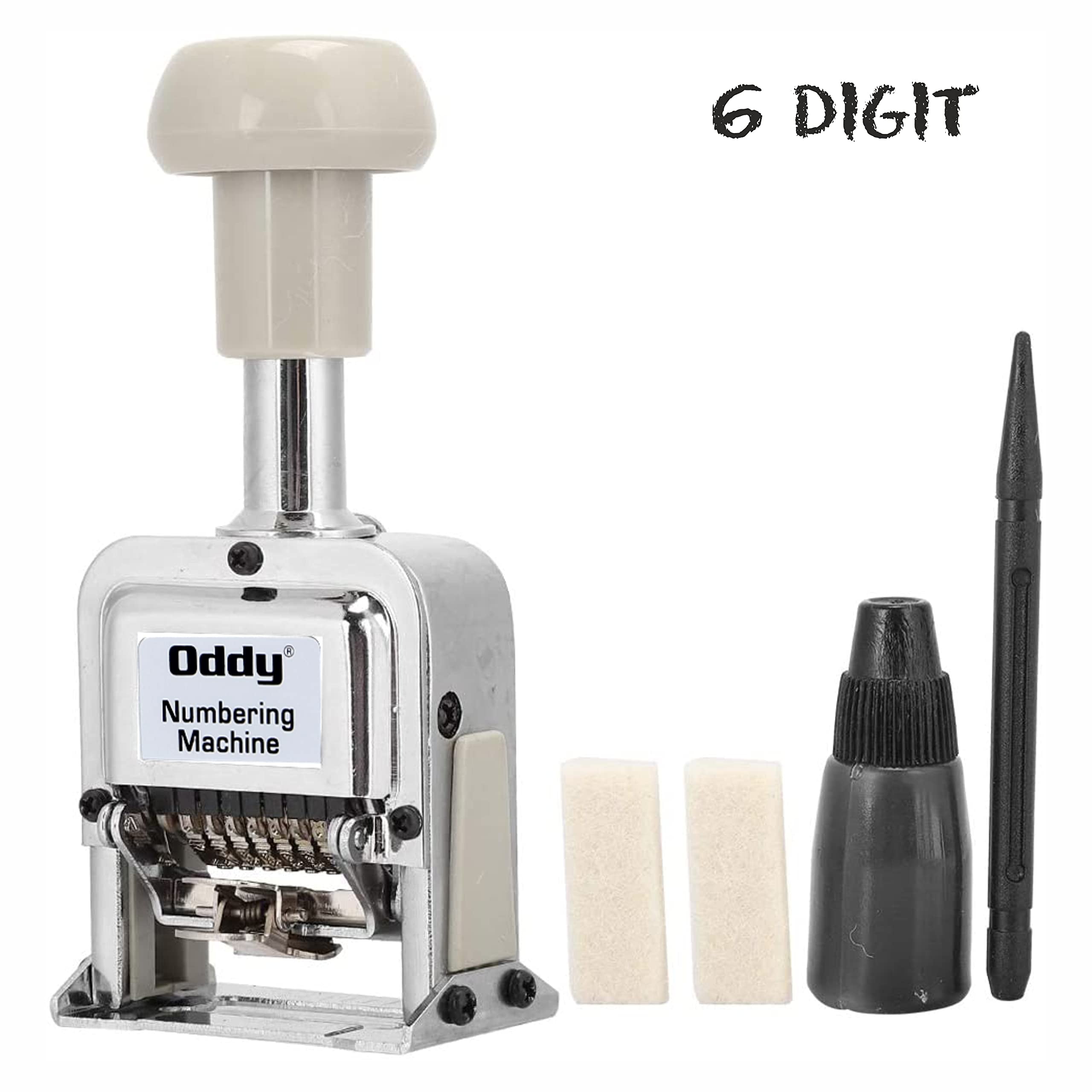 Oddy Automatic 6 Digit Numbering Machine With Digit Pen - For ...