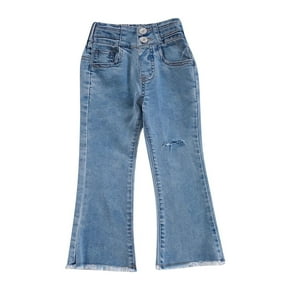 Girls Rip Jeans in Various Styles and Colors for Casual Looks