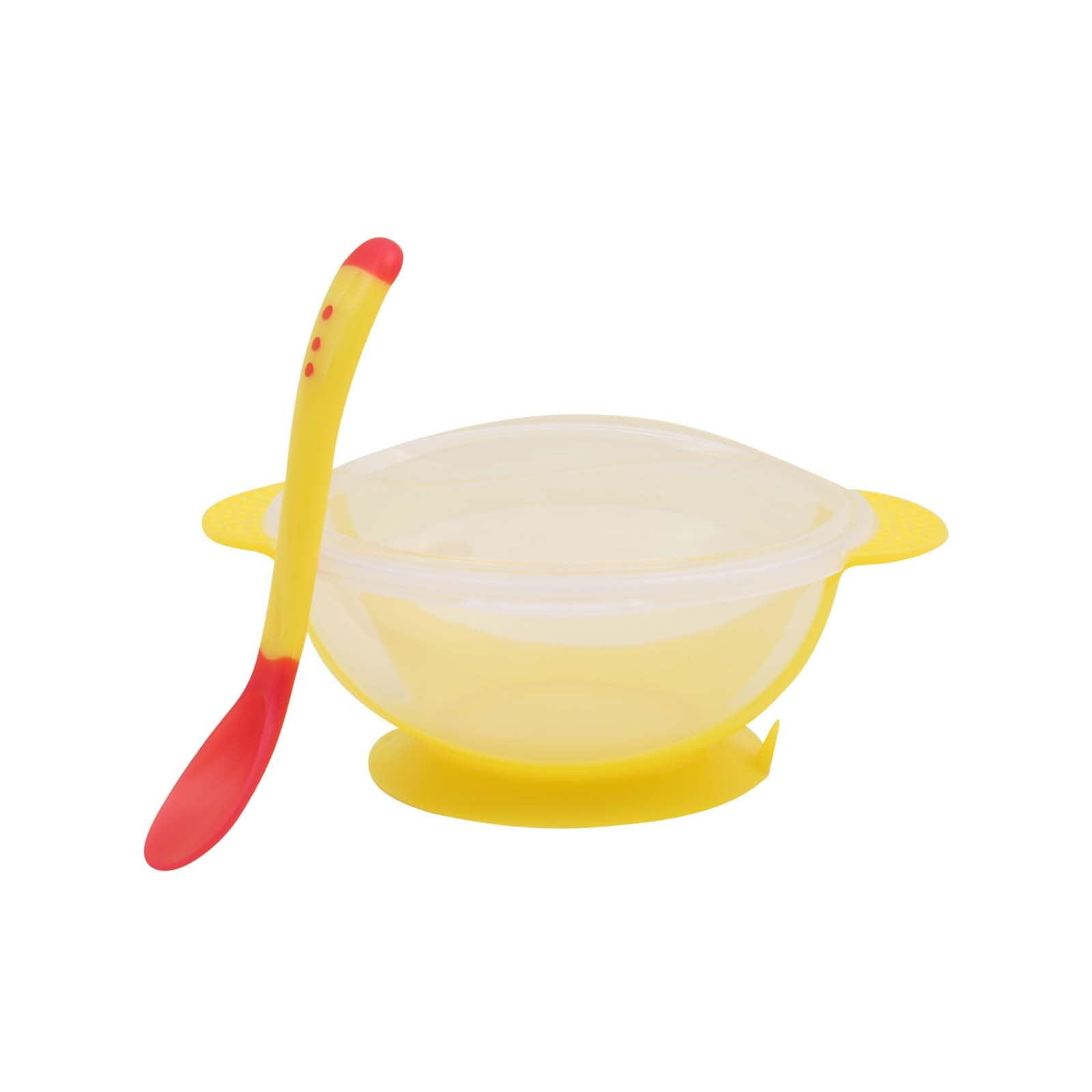 Odeerbi Baby Bowls And Spoons Set Suction Cup Sucker Bowl With Thermal ...