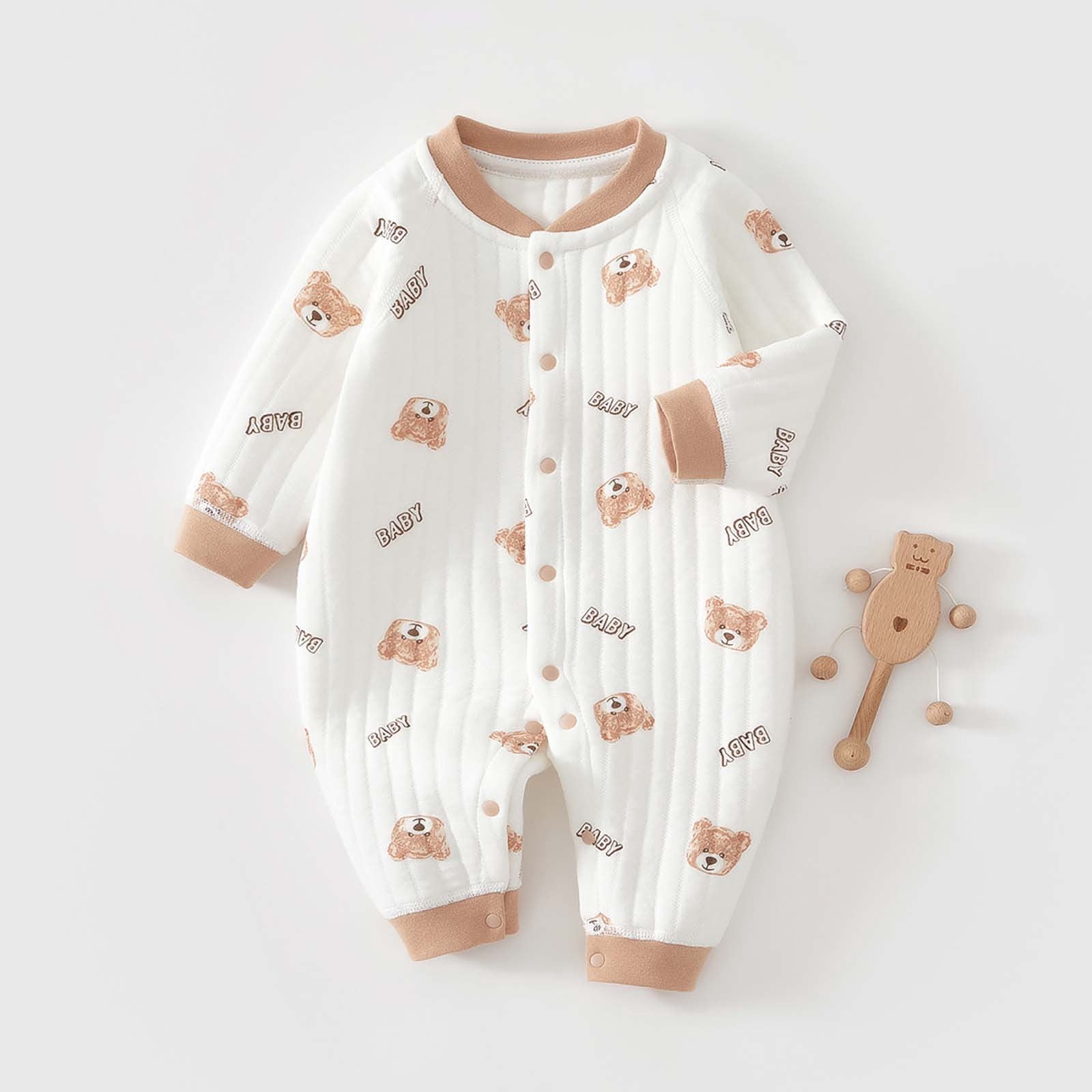 Odeerbi Baby Boys Girls Spring Fall Cotton Jumpsuit Super Soft Cute ...