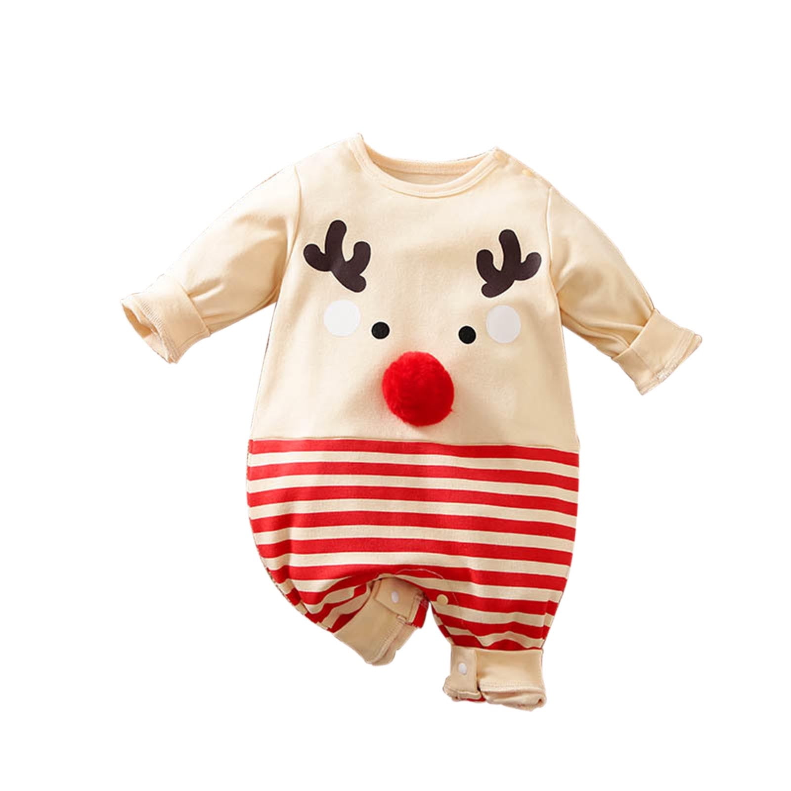 Odeerbi Baby Infant Boys Girls Clothes Christmas Jumpsuit Baby Romper ...
