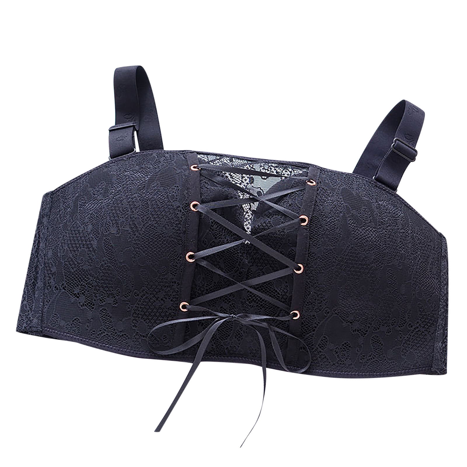 Odeerbi Bandeau Bras for Women 2024 Plus Size Bralette Strapless ...