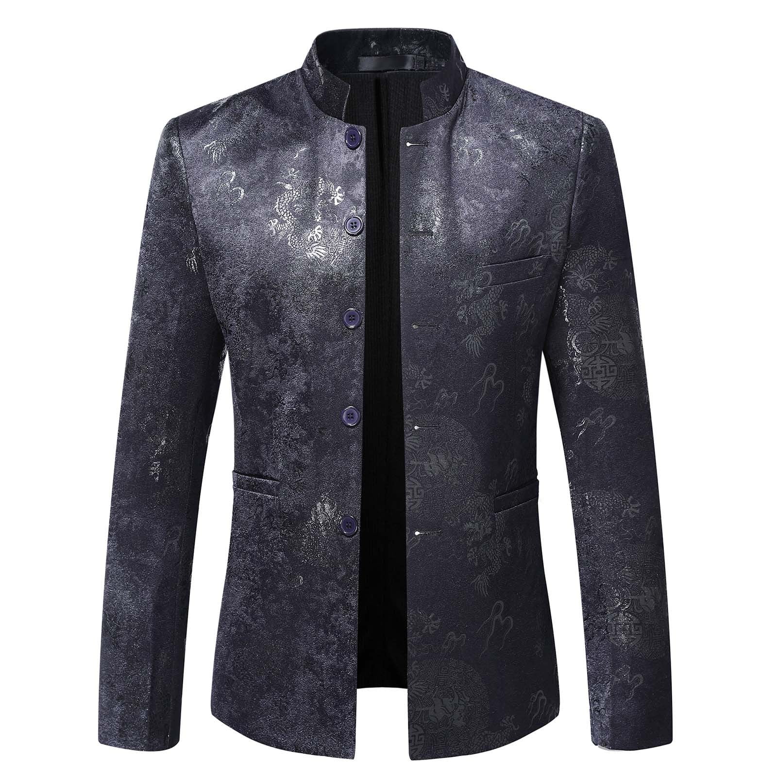 Odeerbi Blazer Jackets For Men 2025 Casual Blazer Autumn Winter Trendy ...