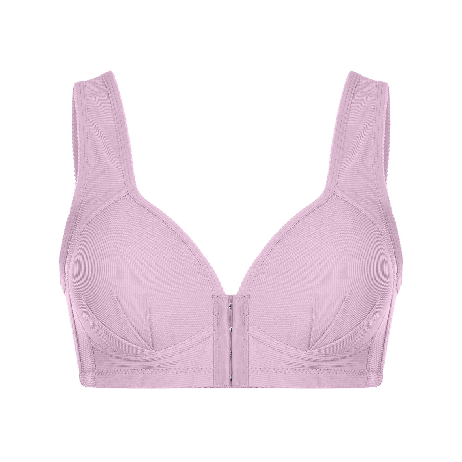 Odeerbi Bras for Women 2025 Lingerie Solid Bra Wire Free Underwear One ...