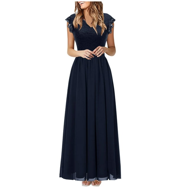 Odeerbi Chiffon Dress For Women Summer Sexy Hollow Out Tank Dress V