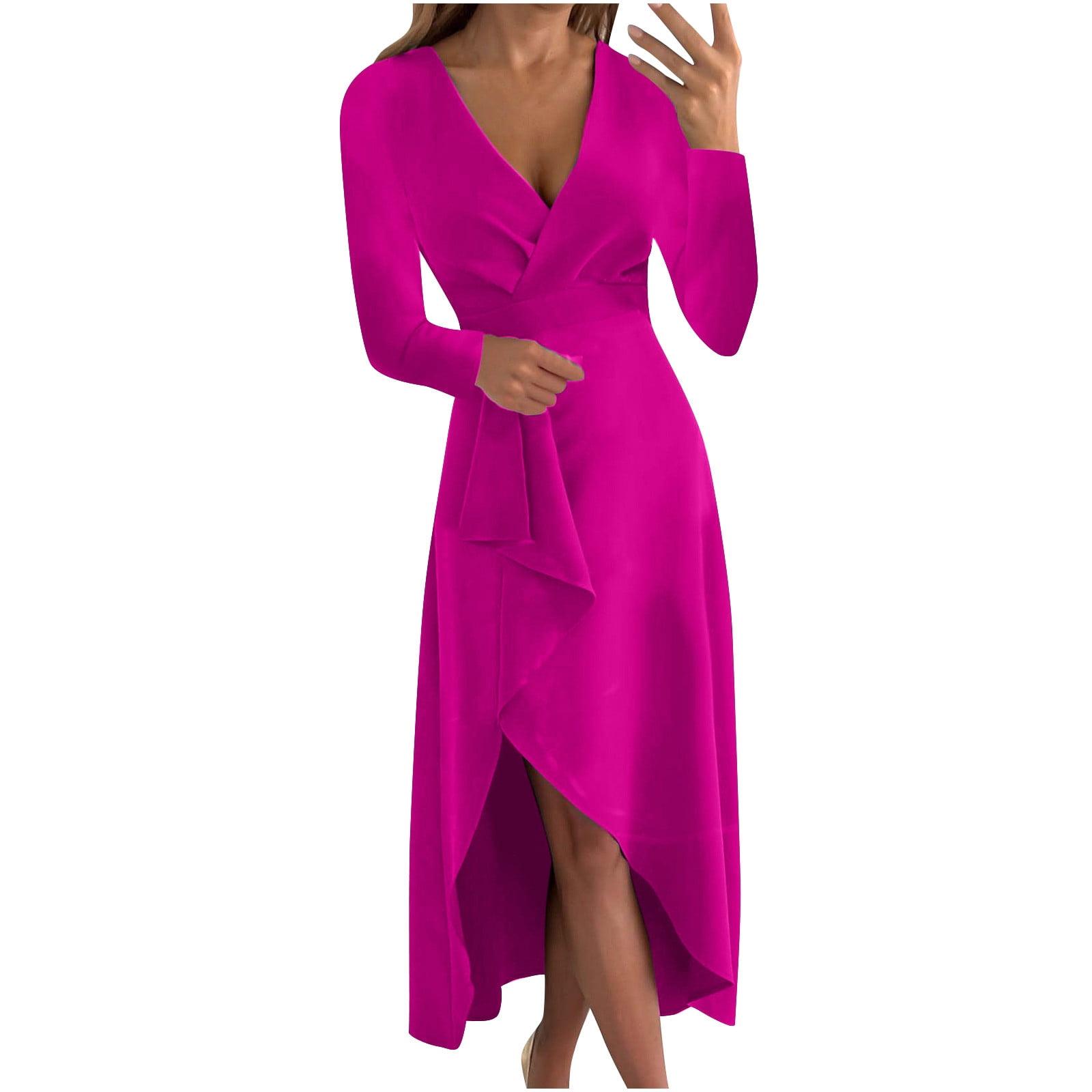 Odeerbi Dresses for Women 2025 Fall Dresses Fashion Erogenous Casual ...