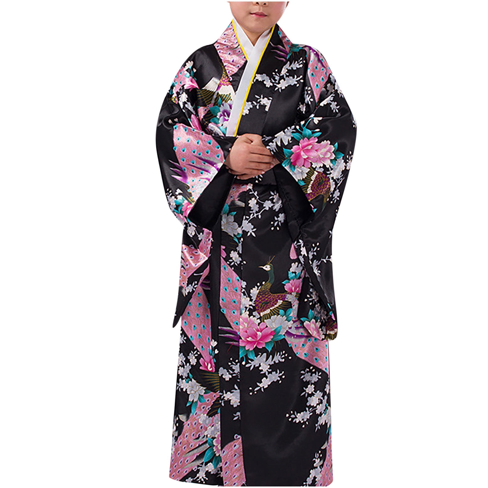 Odeerbi Girls Pajamas 2025 Fashion Kimono Tradition Improved Printing ...