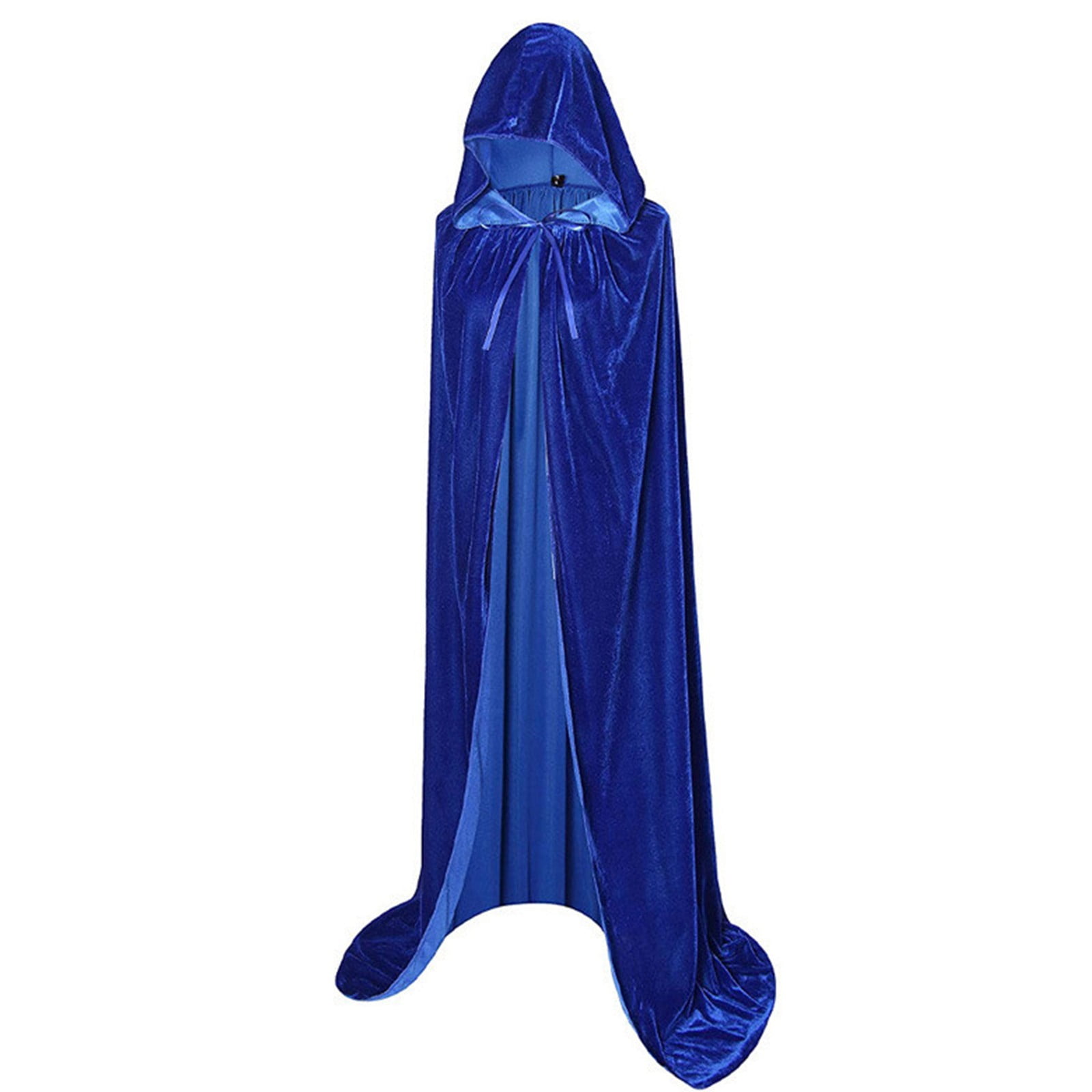 Odeerbi Halloween Long Hooded Death Cloak for Men Women Gothic Witch ...