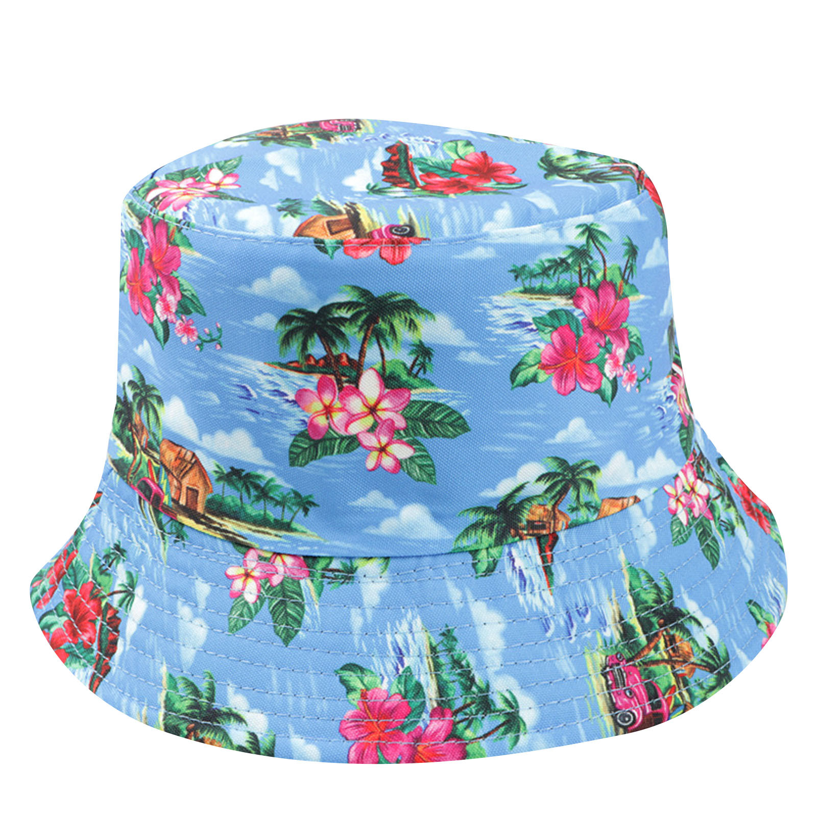 Odeerbi Hawaii Beach Hats for Men Women Bucket Hats for Sun Protection ...