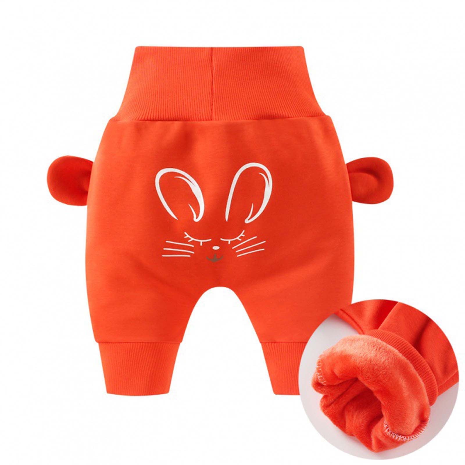 Odeerbi Infant Boys Girls Cute Drop Crotch Pants High Waisted Cartoon ...
