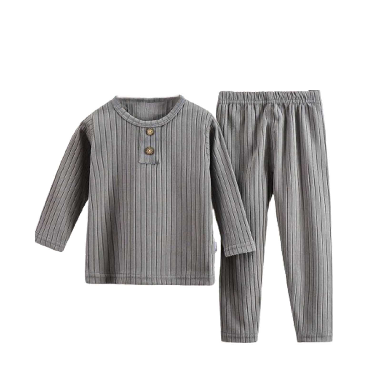 Odeerbi Kids Boys Girls Clothes Fall Winter Pajamas Outfits Set Baby ...