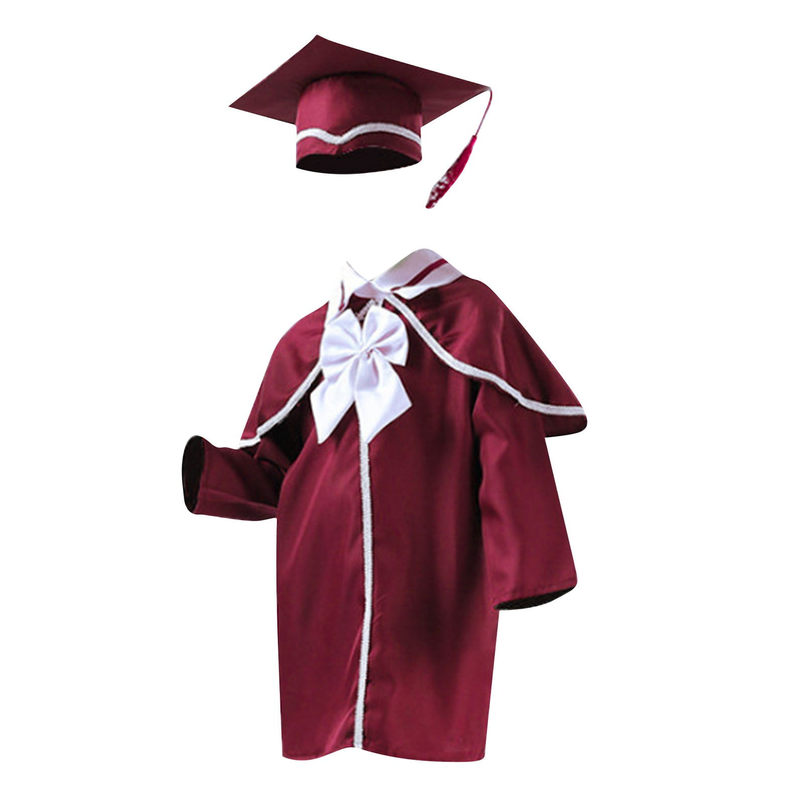 Odeerbi Kids Boys Girls Graduation Gown Cap Tassel Set Children's Long ...