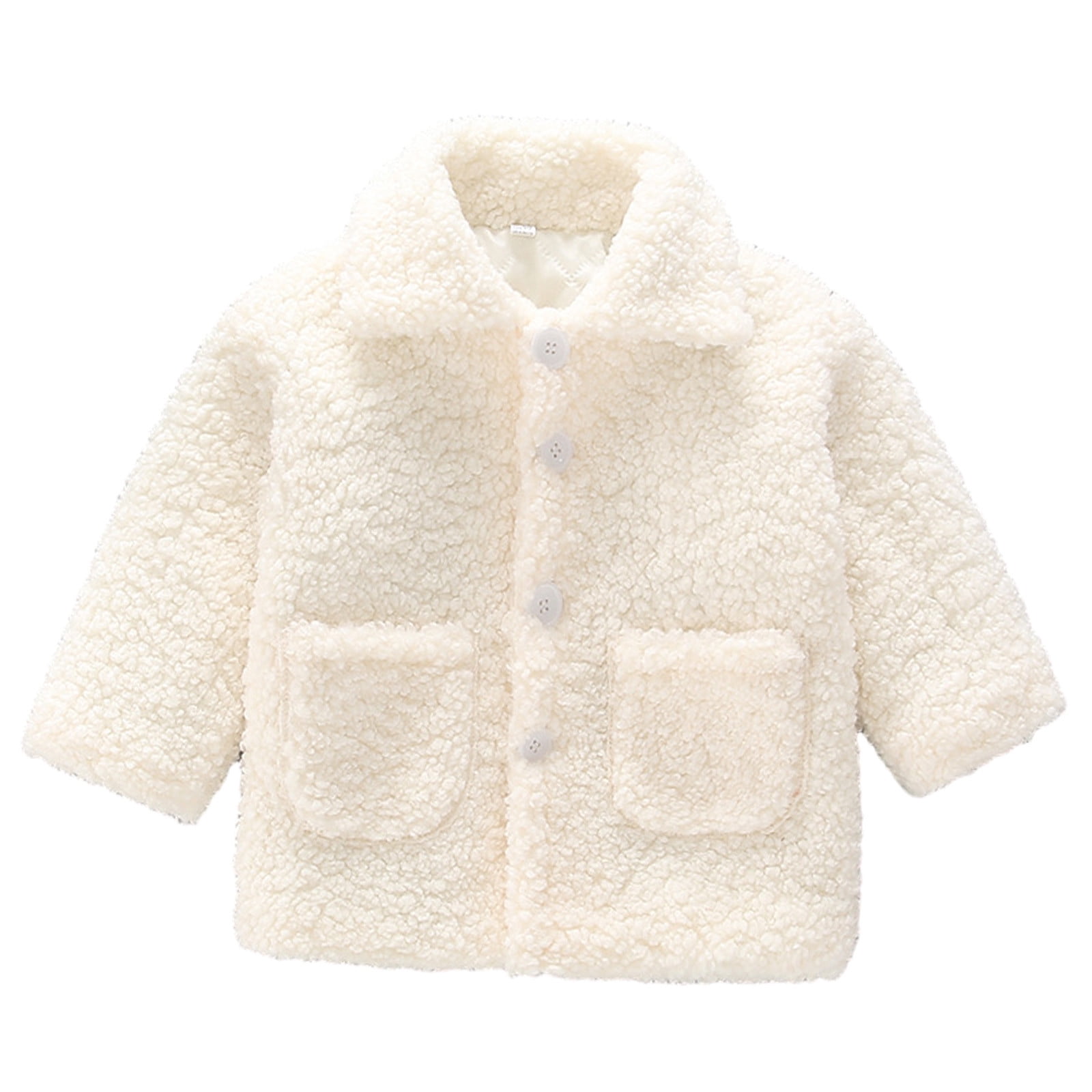 Odeerbi Kids Boys Girls Winter Fleece Coat Waterproof Fleece Lined ...
