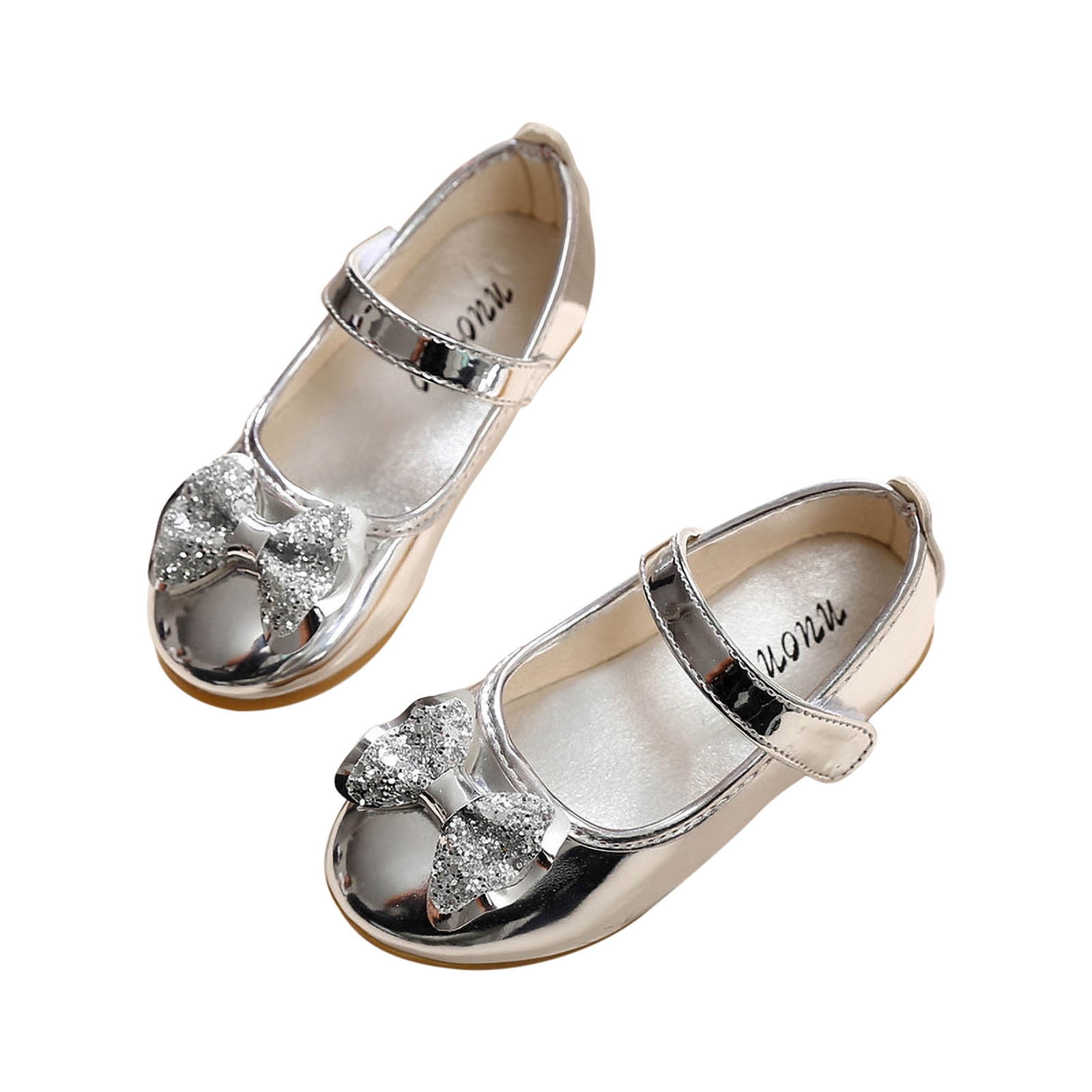 Odeerbi Kids Girls Bow Princess Sandals Step-in Shoes Fall Princess ...