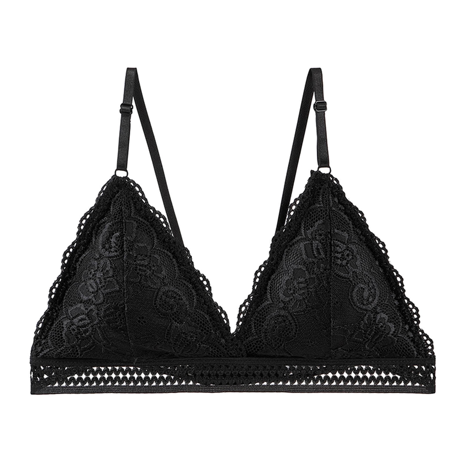 Odeerbi Lace Bras for Women No Underwire 2024 Fashion Active Bra Tank ...