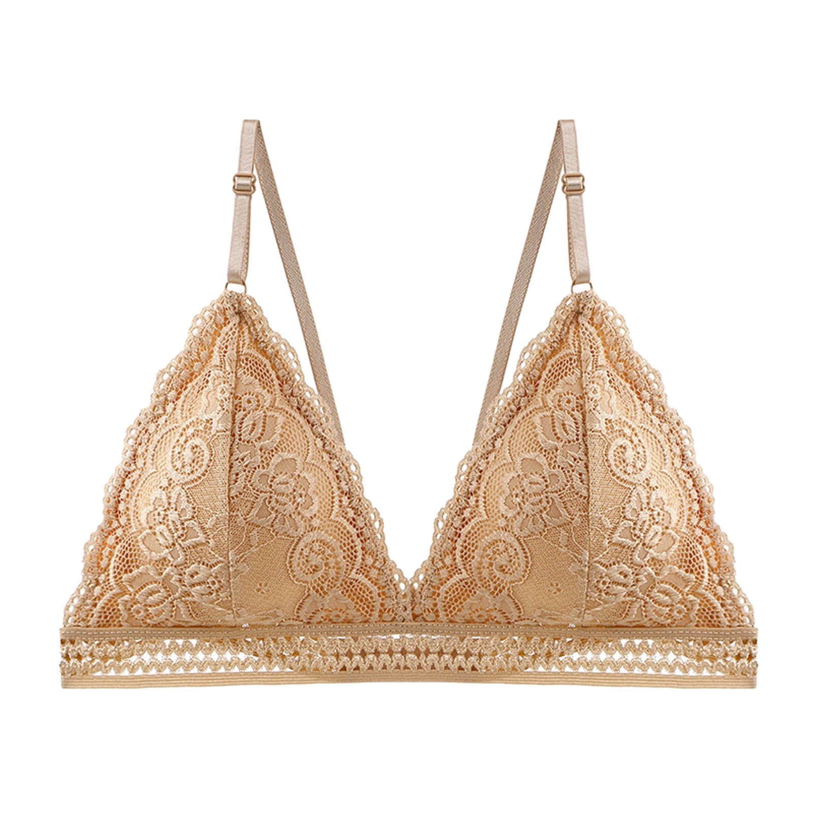 Odeerbi Lace Bras for Women No Underwire 2025 Fashion Active Bra Tank ...