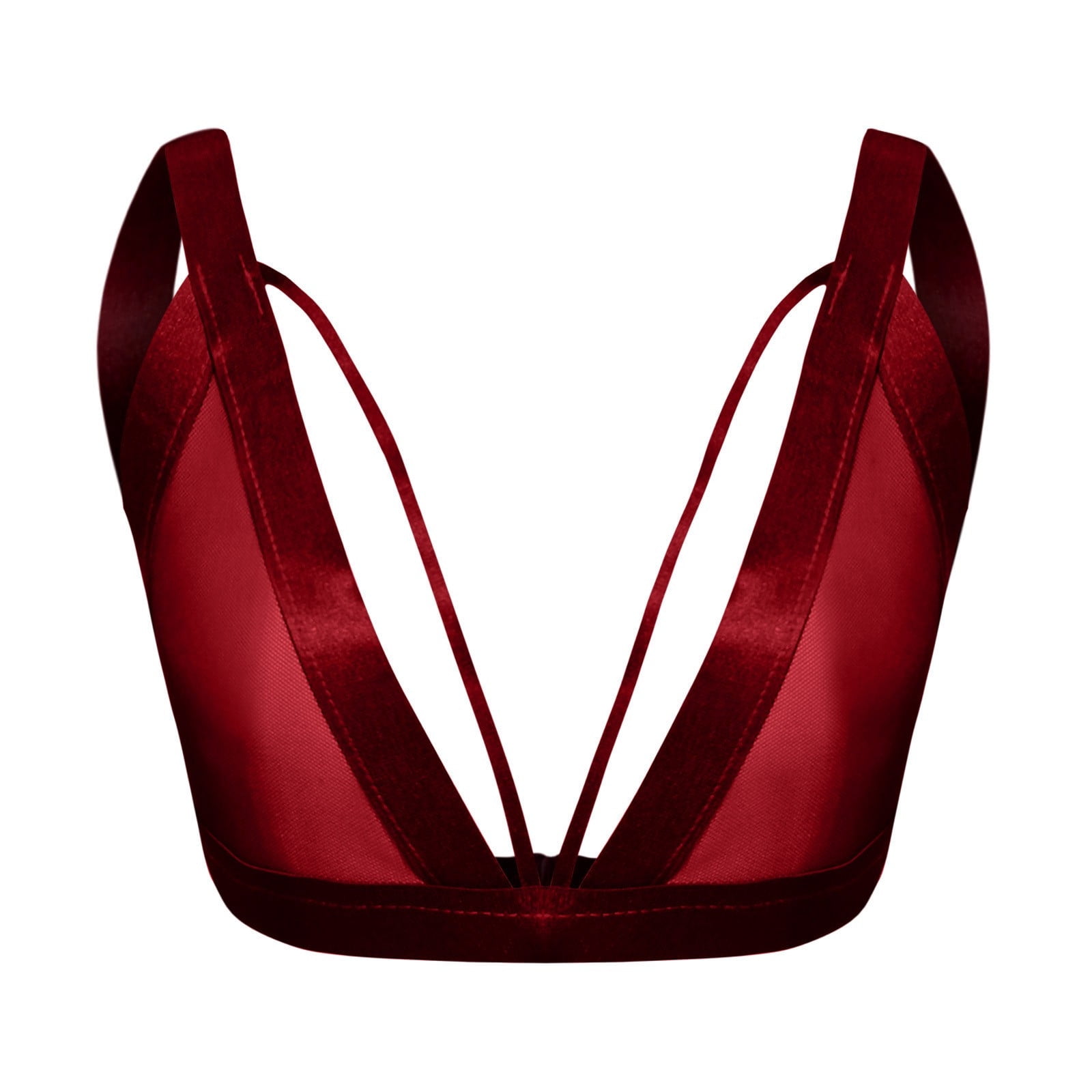 Odeerbi Lounge Bras for Women 2024 Elegant Sexy Soild Color Lace Vest ...