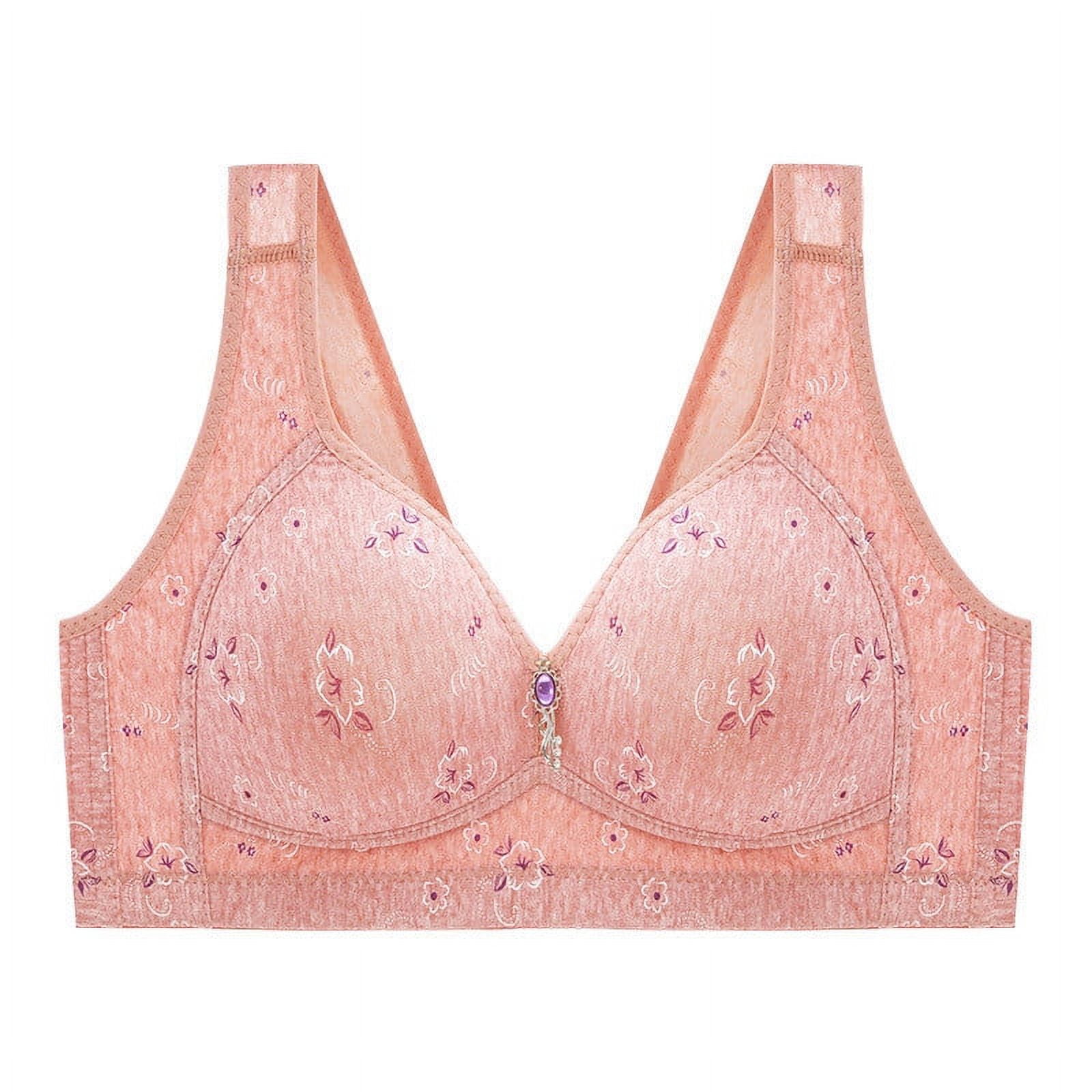 Odeerbi Plus Size Lounge Bras for Women 2025 Sexy Lace Flower Print Non ...