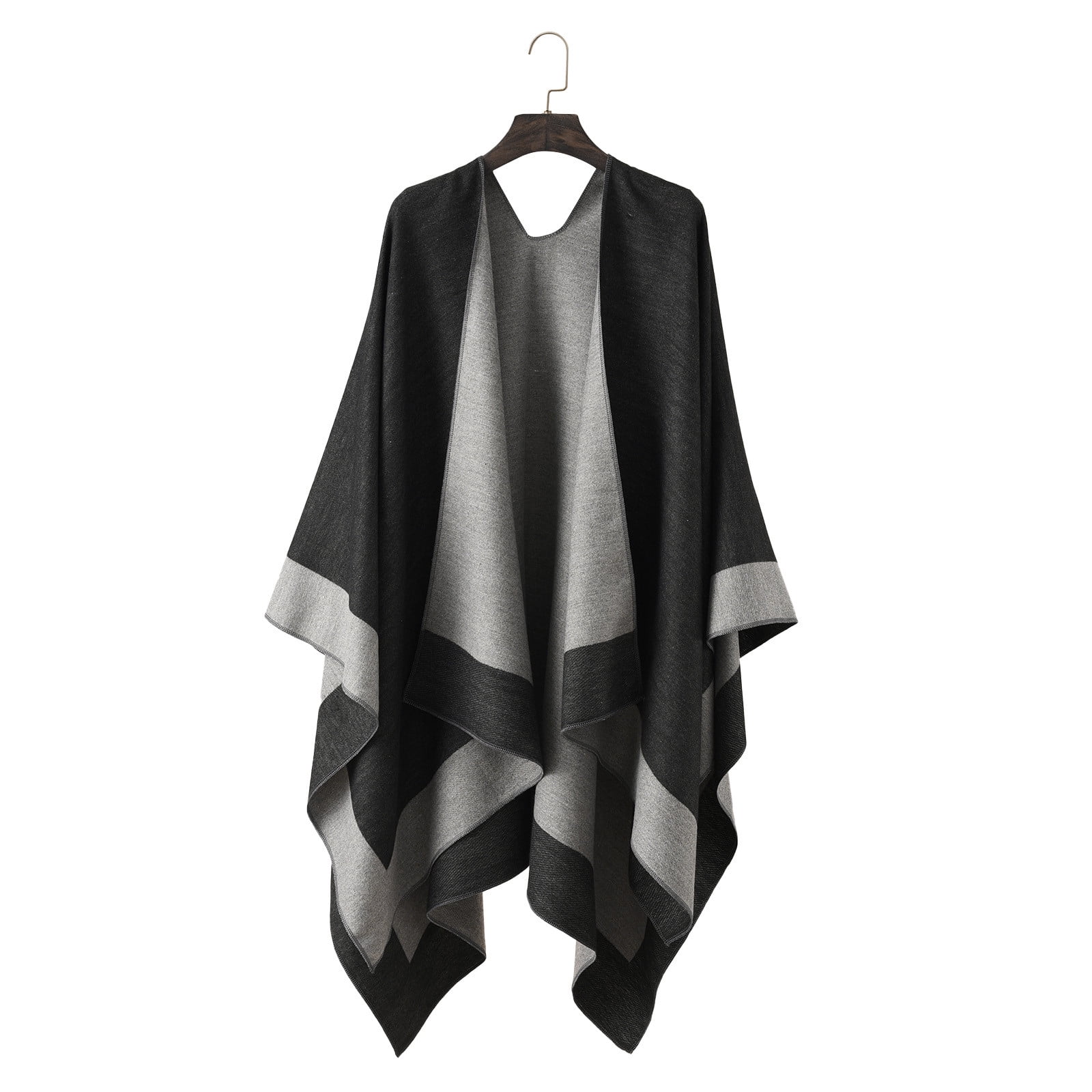 Odeerbi Shawl Wraps for Women 2024 Fall Winter Poncho Open Front Cape ...