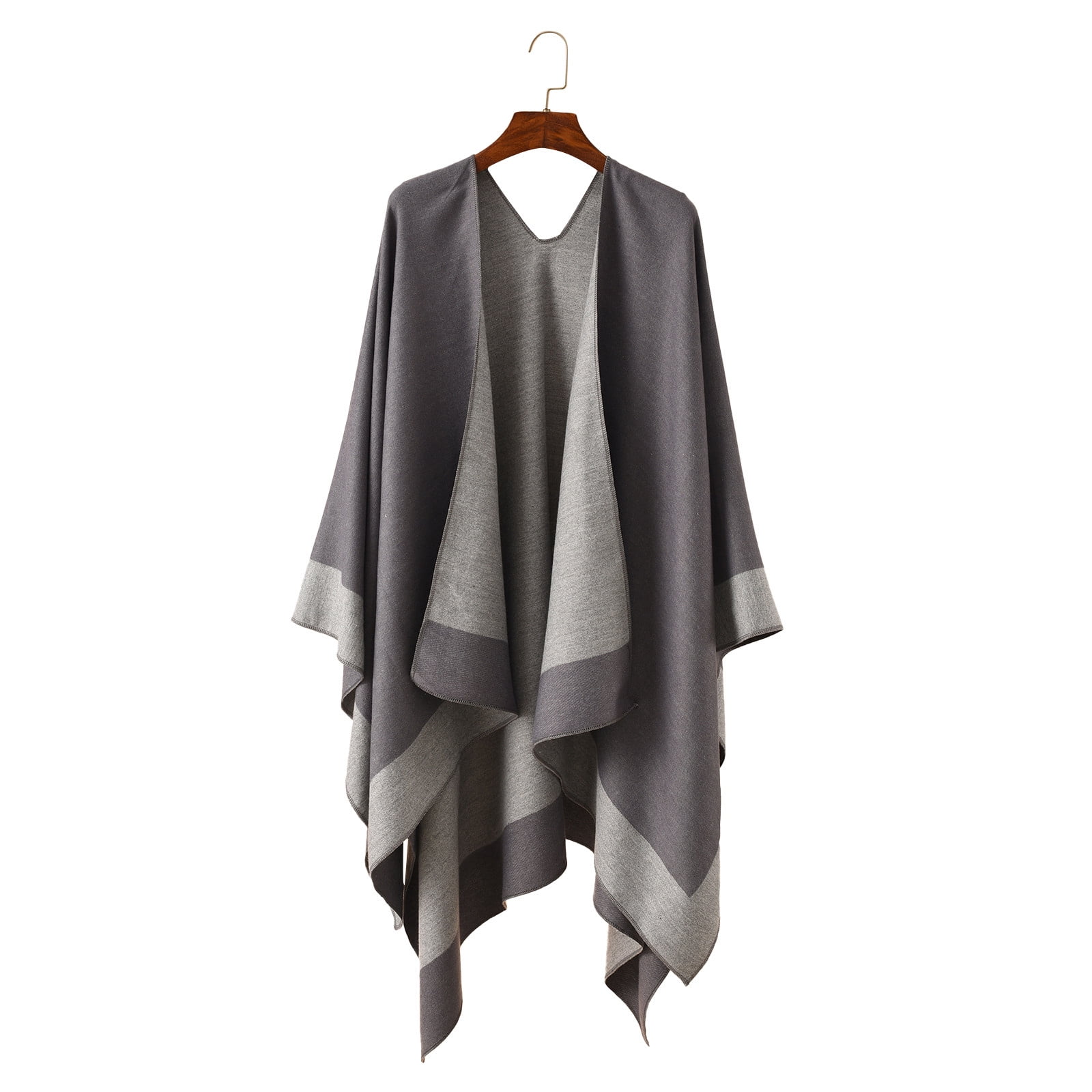 Odeerbi Shawl Wraps for Women 2024 Fall Winter Poncho Open Front Cape Cardigan Trendy Color ...
