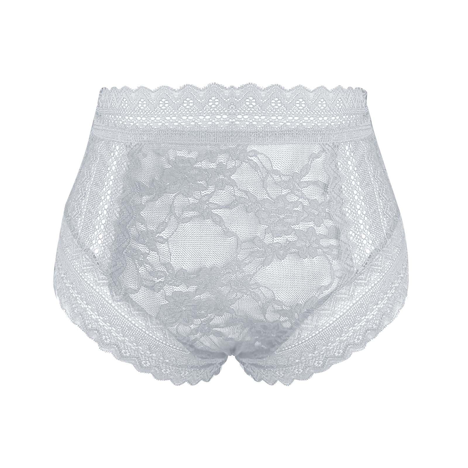 Odeerbi Thong Underwear for Women 2025 Sexy Lace Solid Comfort Briefs ...